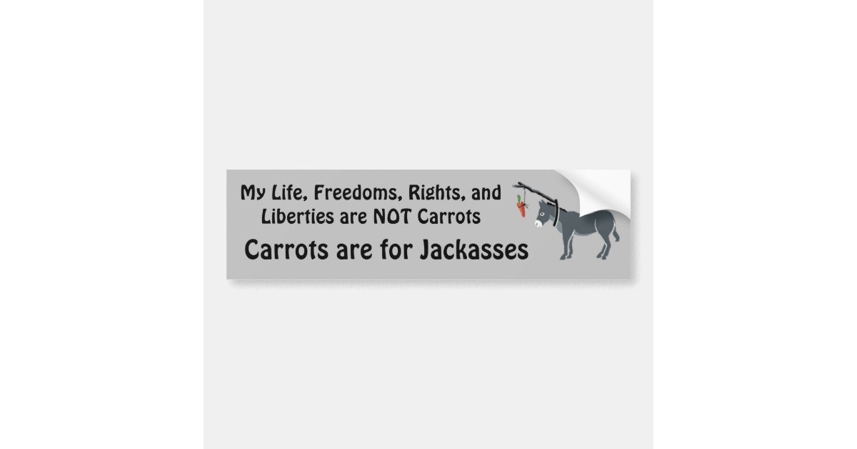 Jackass Bumper Sticker | Zazzle