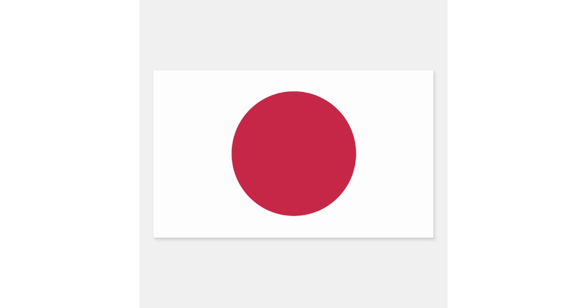 Japan Flag Sticker | Zazzle