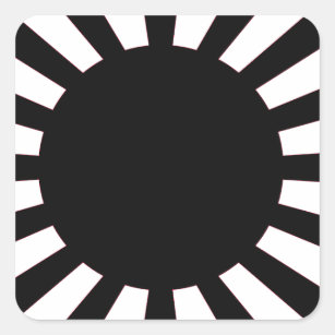 Japanese Rising Sun Stickers | Zazzle AU