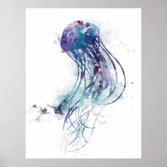 Jellyfish Poster | Zazzle.com.au