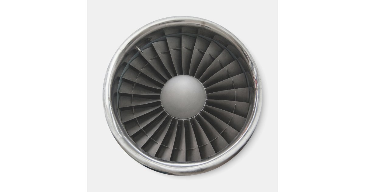 Jet Engine Turbine Fan Magnet | Zazzle