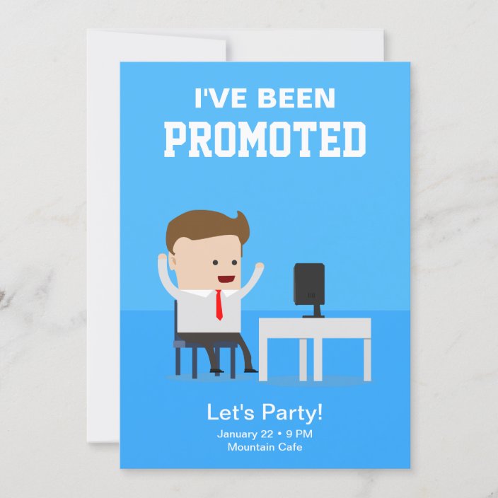 Job Promotion Announcement Party Invitation | Zazzle