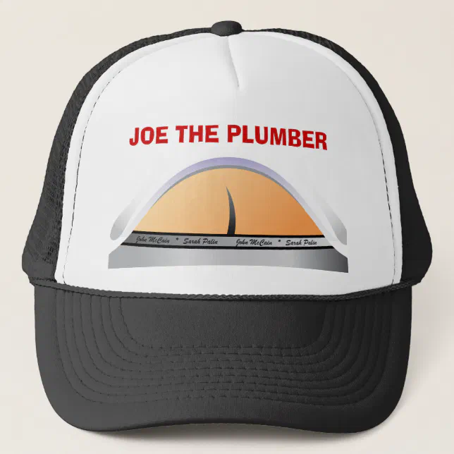 JOE THE PLUMBER TRUCKER HAT | Zazzle
