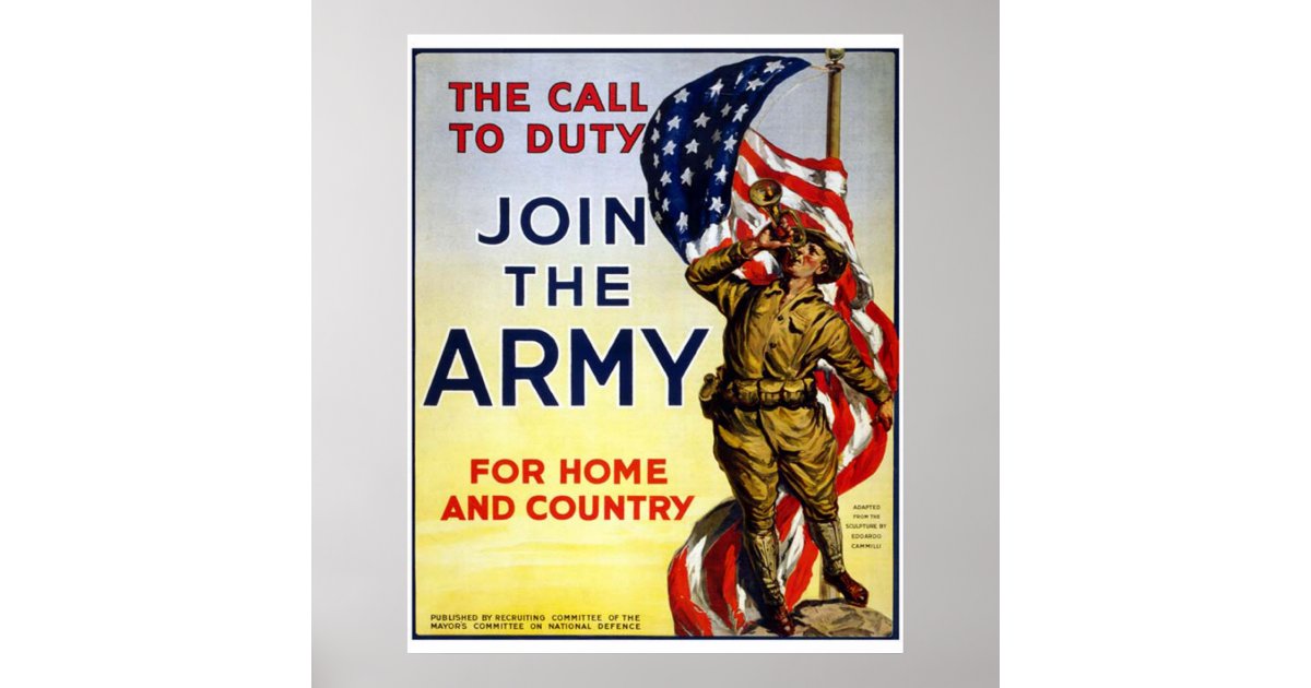 Join the Army Poster | Zazzle