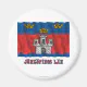 Jönköpings län waving flag with name magnet | Zazzle