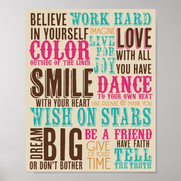 Joy Poster | Zazzle.com.au