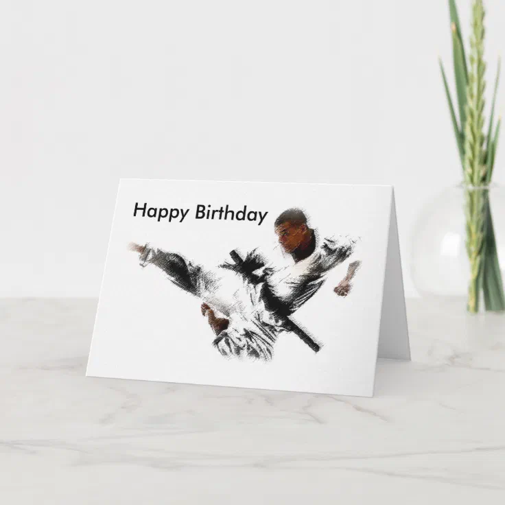 Judo, Happy Birthday Card | Zazzle