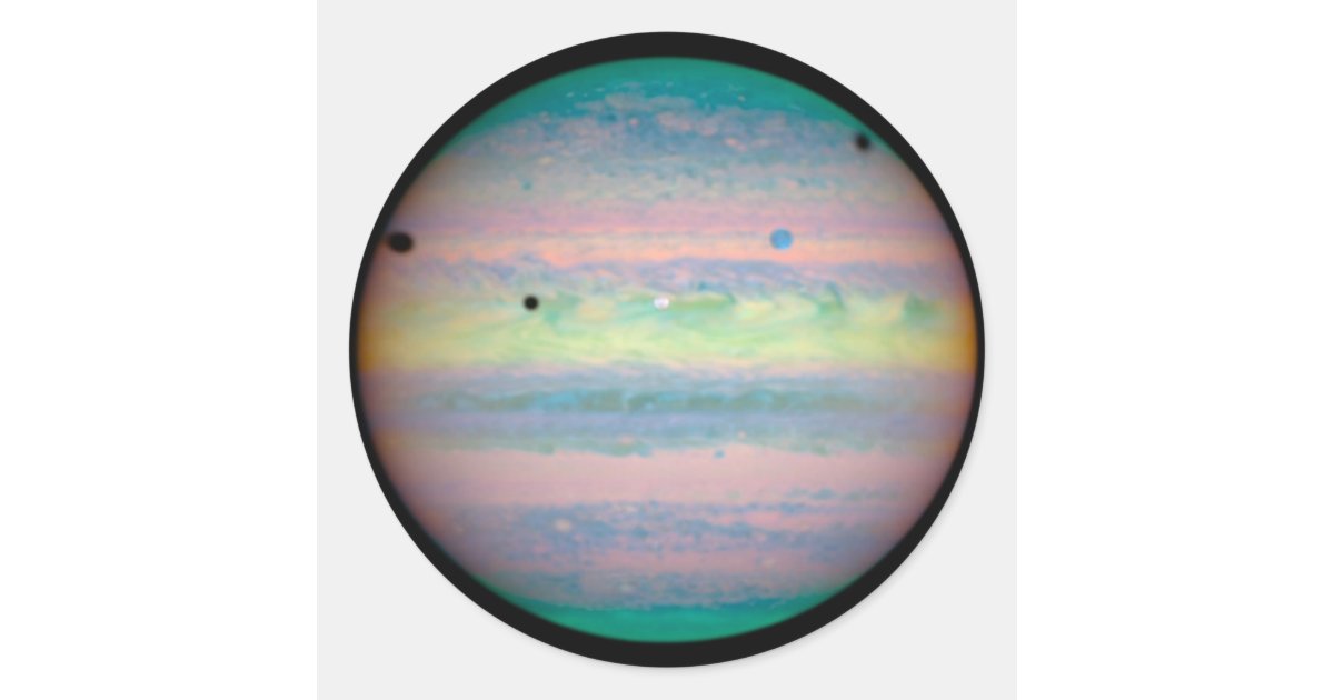 Jupiter Classic Round Sticker | Zazzle