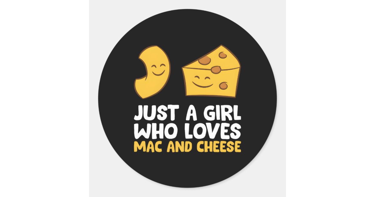 Just A Who Loves Mac And Cheese Love Macaroni Chee Classic Round ...