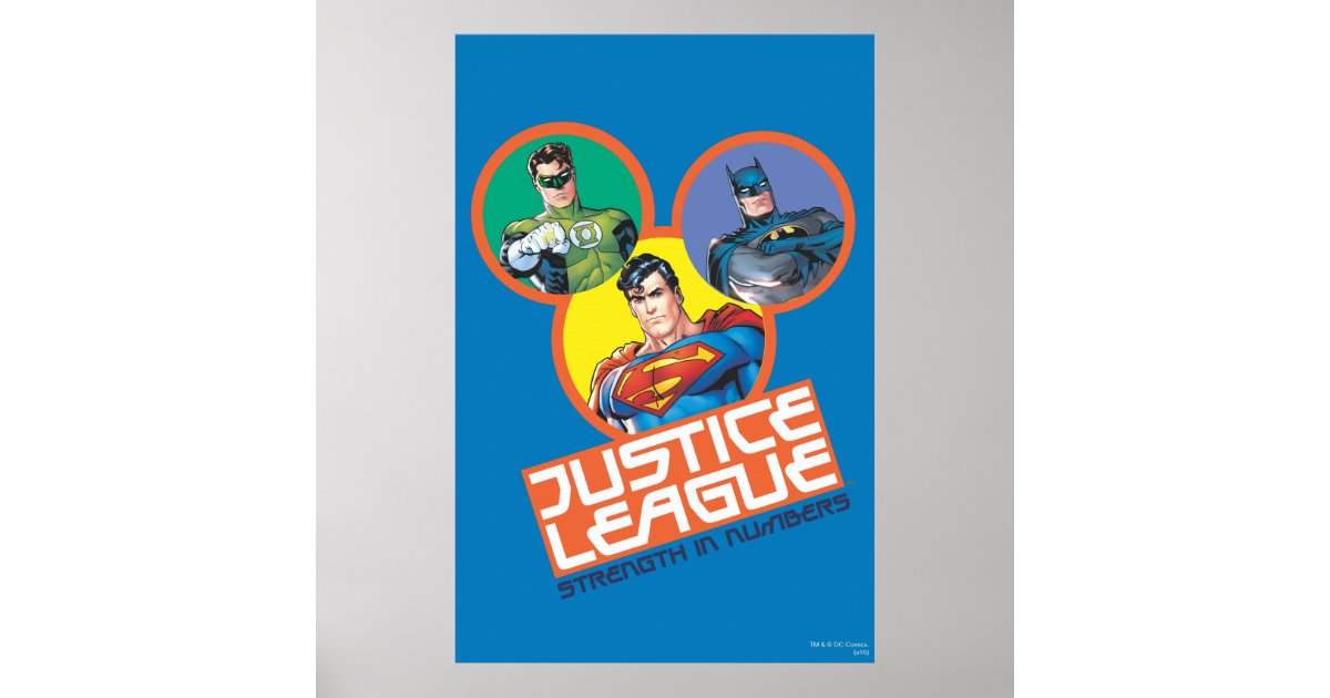Justice League "Strength in Numbers" Poster | Zazzle