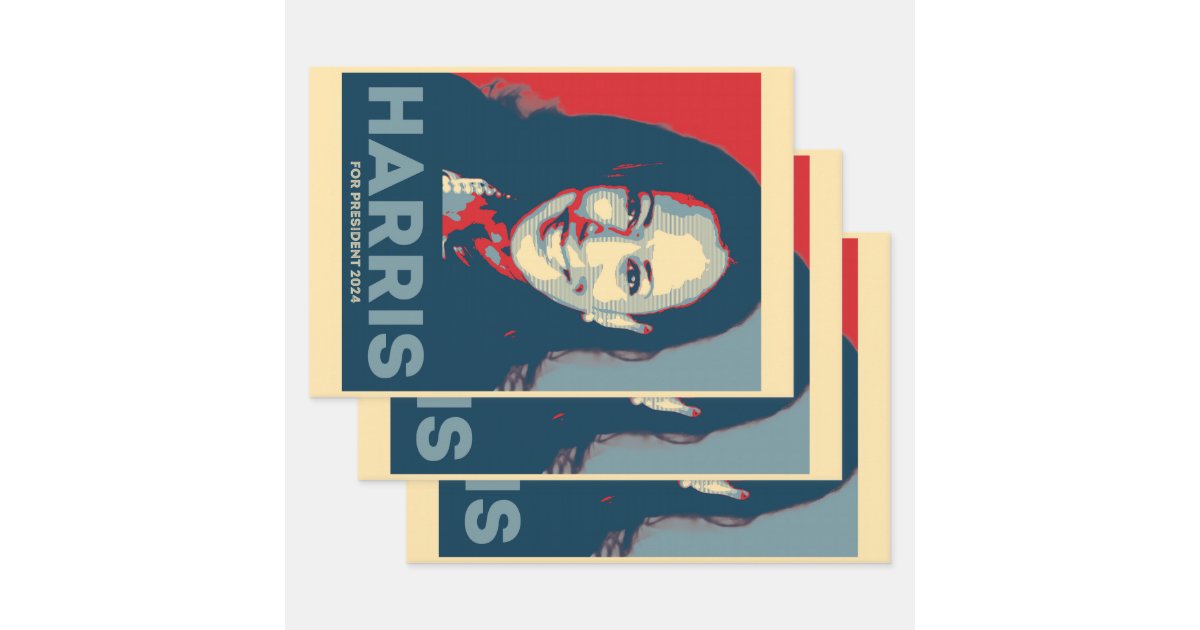 Kamala Harris For President 2024 - Hope Wrapping Paper Sheet | Zazzle