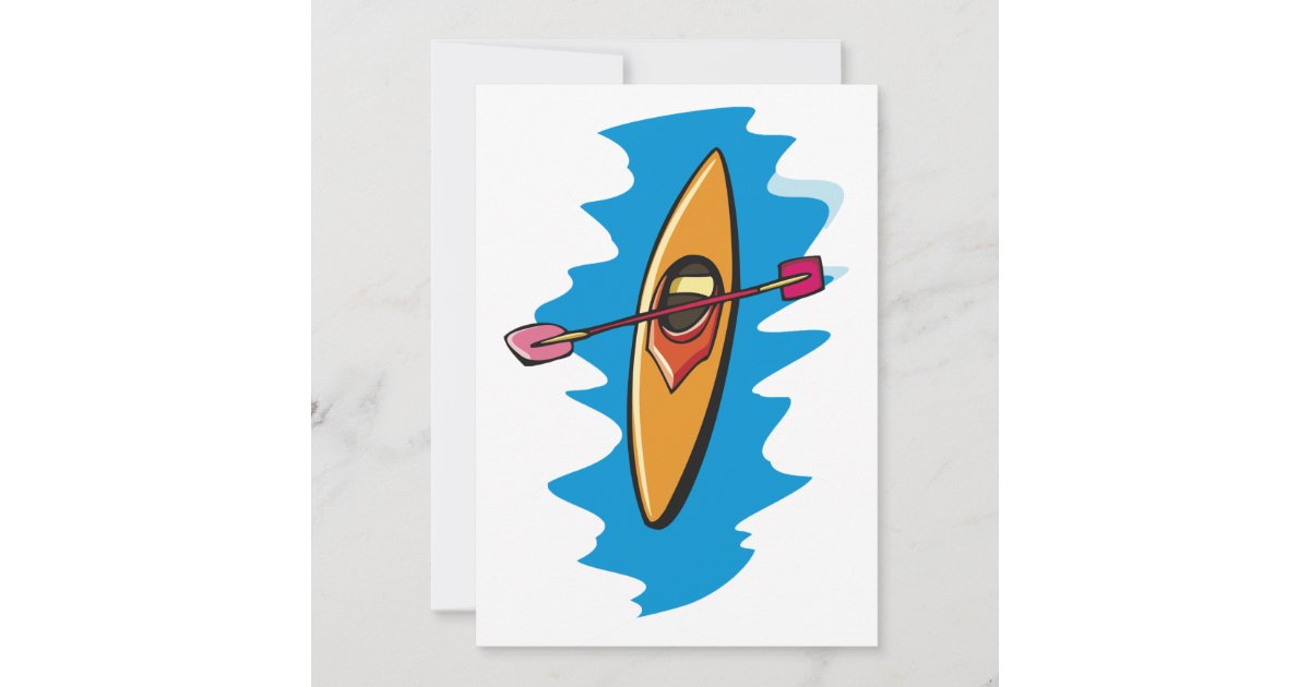 Kayaking Invitation | Zazzle