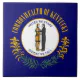 Kentucky: Bluegrass Commonwealth US State Flag Ceramic Tile | Zazzle