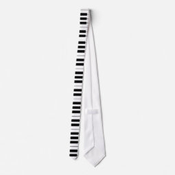 Keyboard / Piano Keys: Custom Necktie: Tie | Zazzle