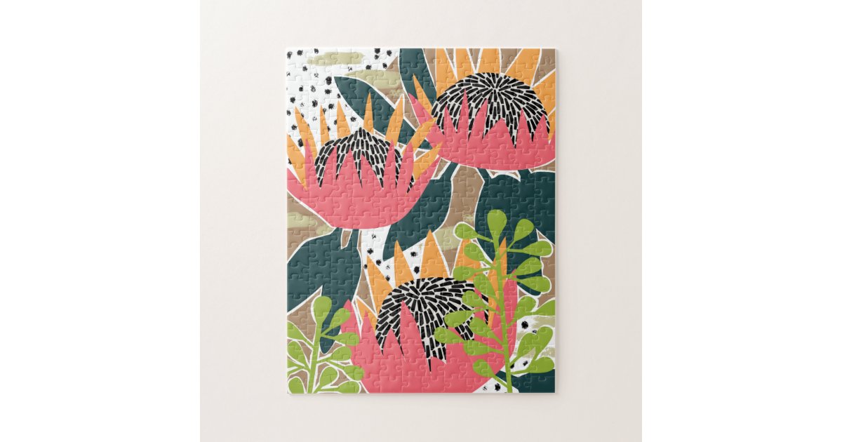 King Protea I Jigsaw Puzzle | Zazzle