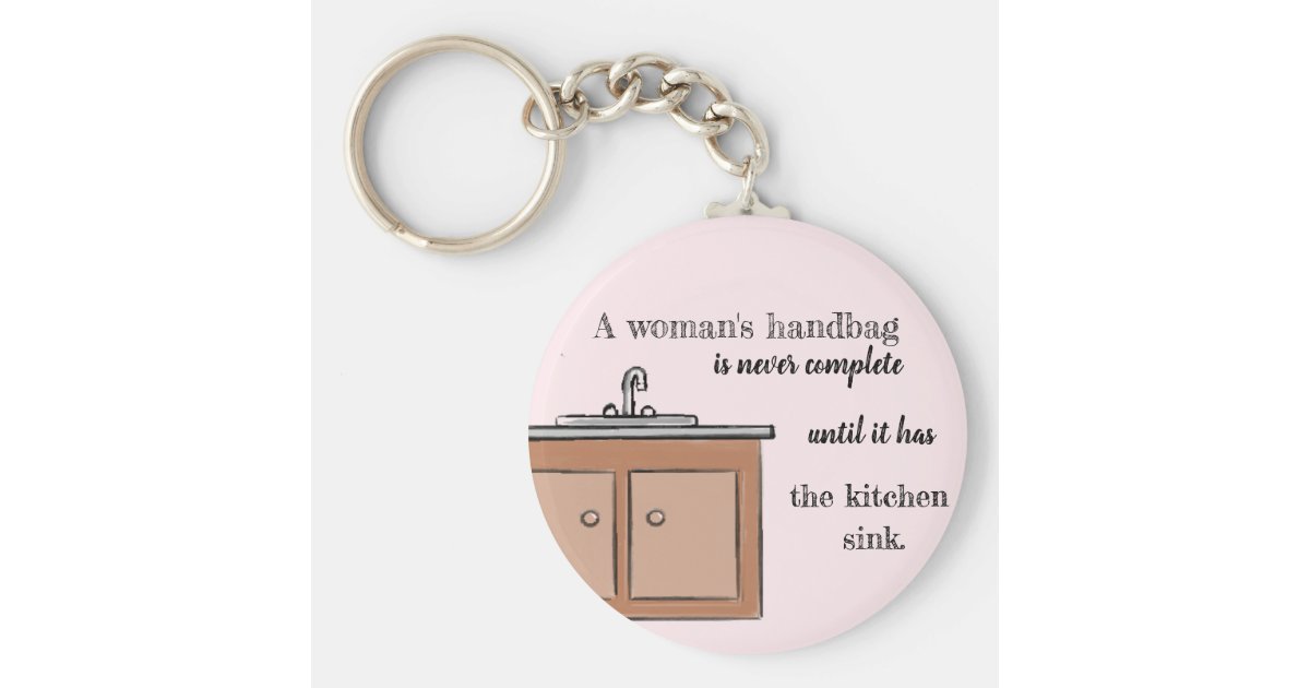 Kitchen Sink Keyring | Zazzle