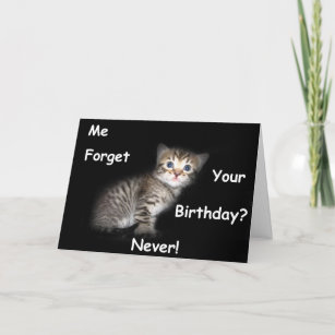 Forgotten Birthday Cards | Zazzle.com.au