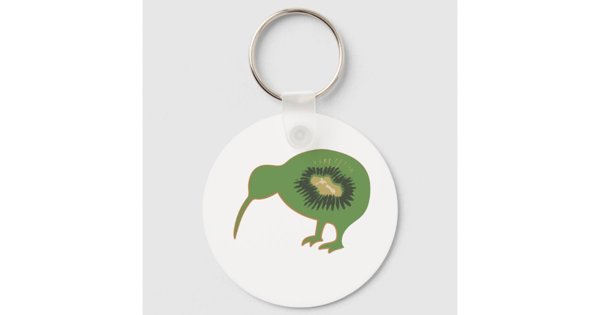 kiwi nz kiwifruit key ring | Zazzle