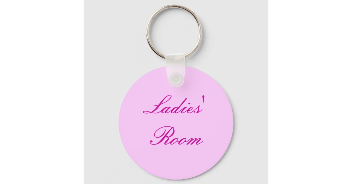 Ladies' Room key chain | Zazzle