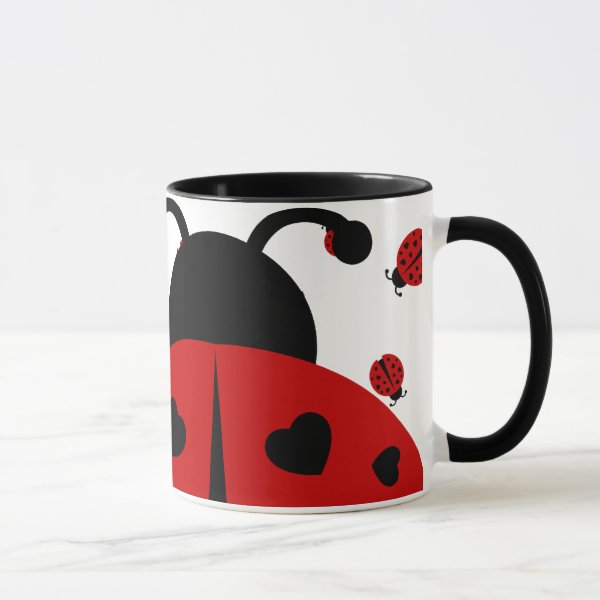 Ladybug Coffee & Travel Mugs | Zazzle AU