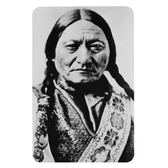 Lakota Chief Surrender: Sitting Bull Fort Buford Magnet | Zazzle