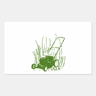 Lawn Mower Stickers | Zazzle AU