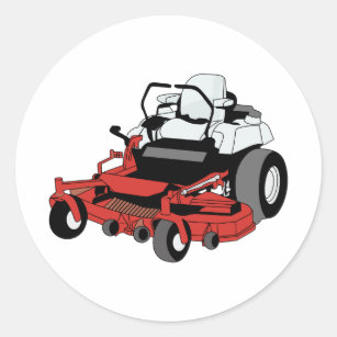 Lawn Mower Stickers | Zazzle AU