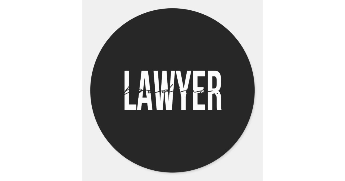Lawyer In Progress Lawyer To Be Loading Attorney Classic Round Sticker ...