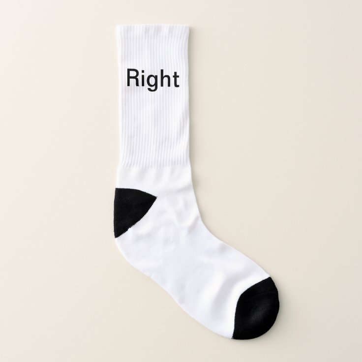 Left Right Socks | Zazzle