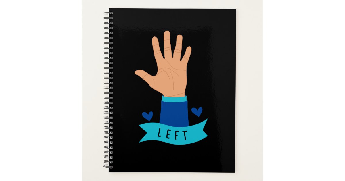 Lefty Life: Personalised Planner for Left-Handers | Zazzle