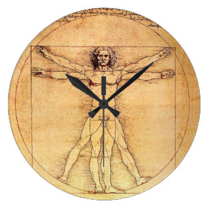 Da Vinci Drawings Wall Clocks | Zazzle.com.au