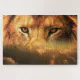 Lion Face - Sunset Art Jigsaw Puzzle | Zazzle