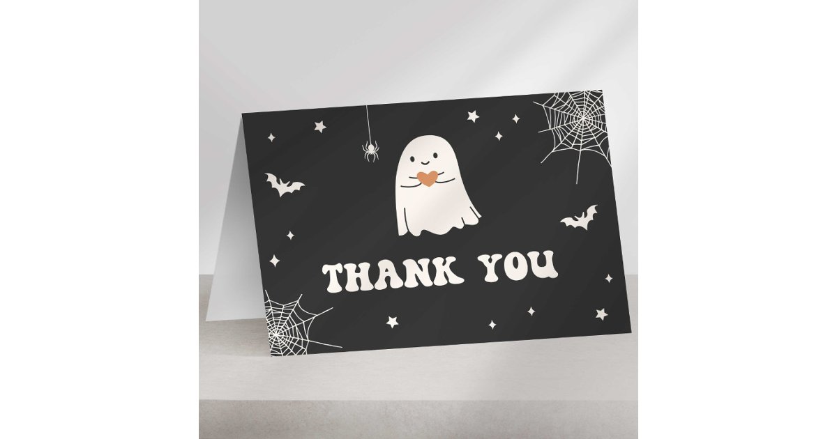 Little Boo Thank You Card | Zazzle
