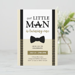 Little Man invitation, Little Man birthday Invitation | Zazzle