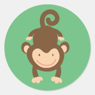 Monkey Stickers | Zazzle AU