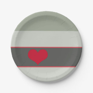 Love Heart Plates | Zazzle AU