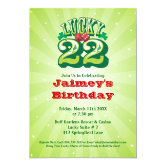 22nd Birthday Invitations & Announcements | Zazzle.com.au