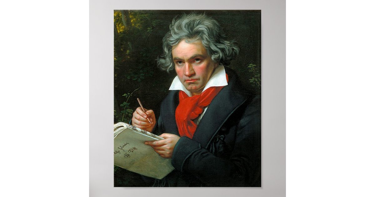 Ludwig Van Beethoven Poster | Zazzle