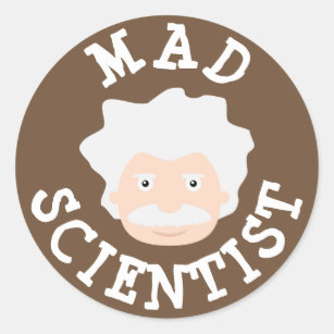 Mad Scientist Stickers | Zazzle AU