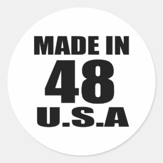48th Birthday Stickers | Zazzle.com.au