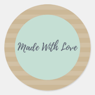 Handmade With Love Stickers | Zazzle.com.au