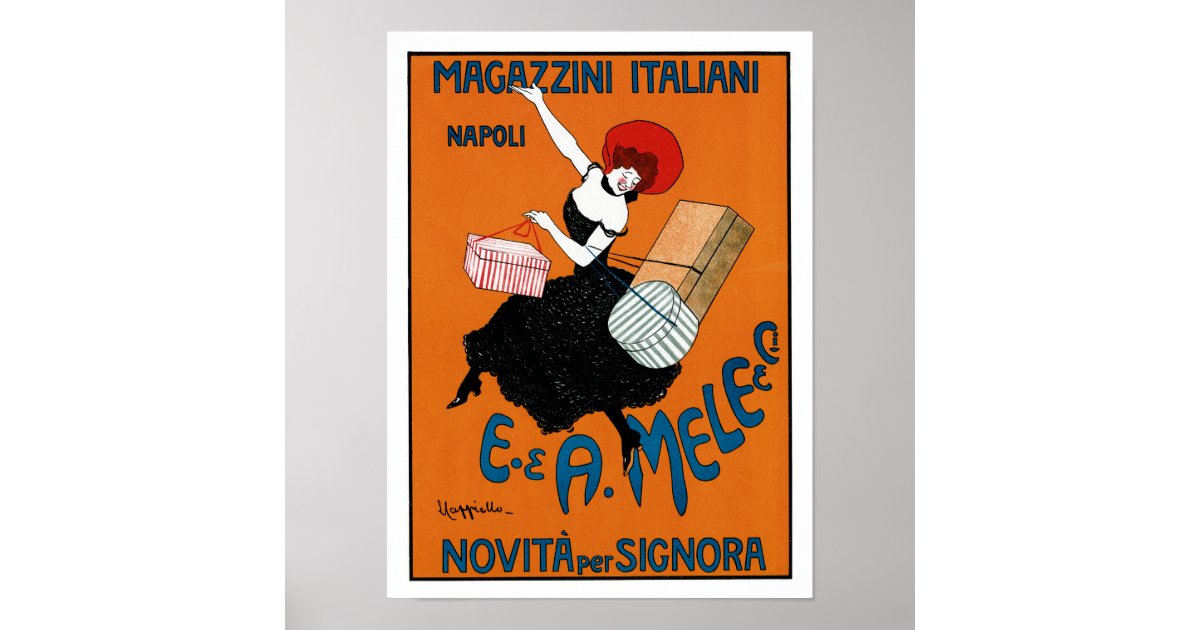 Magazzini Italiani ~ E. A. Mele co. Poster | Zazzle Magazzini Italiani ~ E. A. Mele co. Poster | Zazzle
