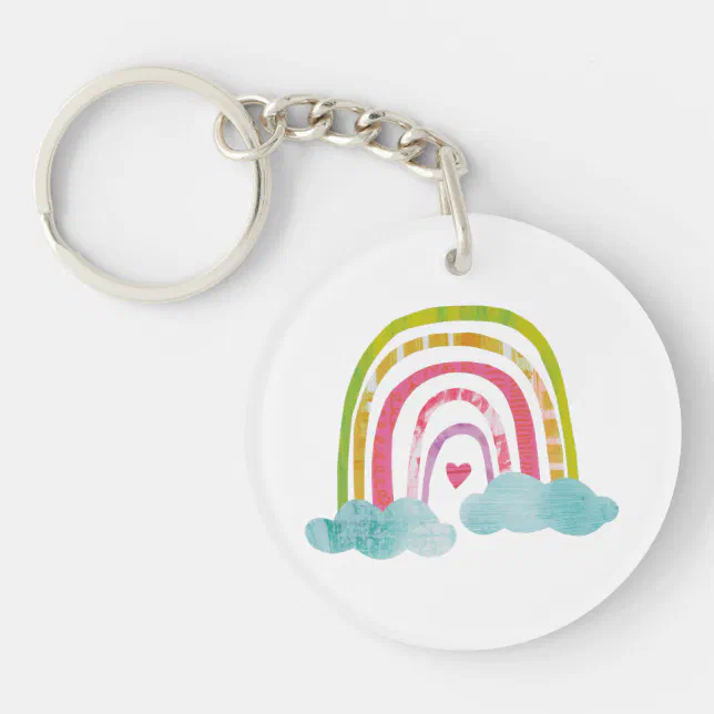 Magical Rainbow Key Ring | Zazzle