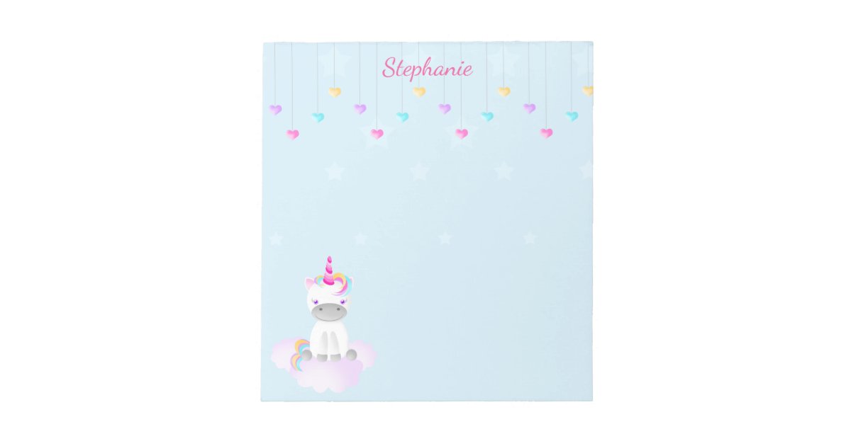 Magical Unicorn Notepad | Zazzle