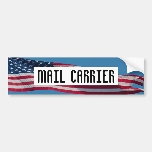 MAIL CARRIER bumper sticker | Zazzle