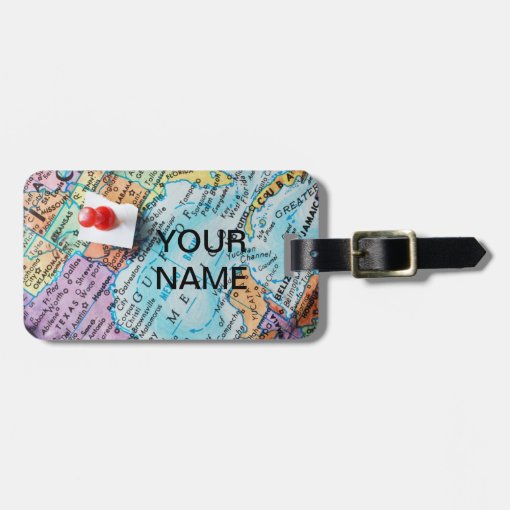 Map Luggage Tag | Zazzle