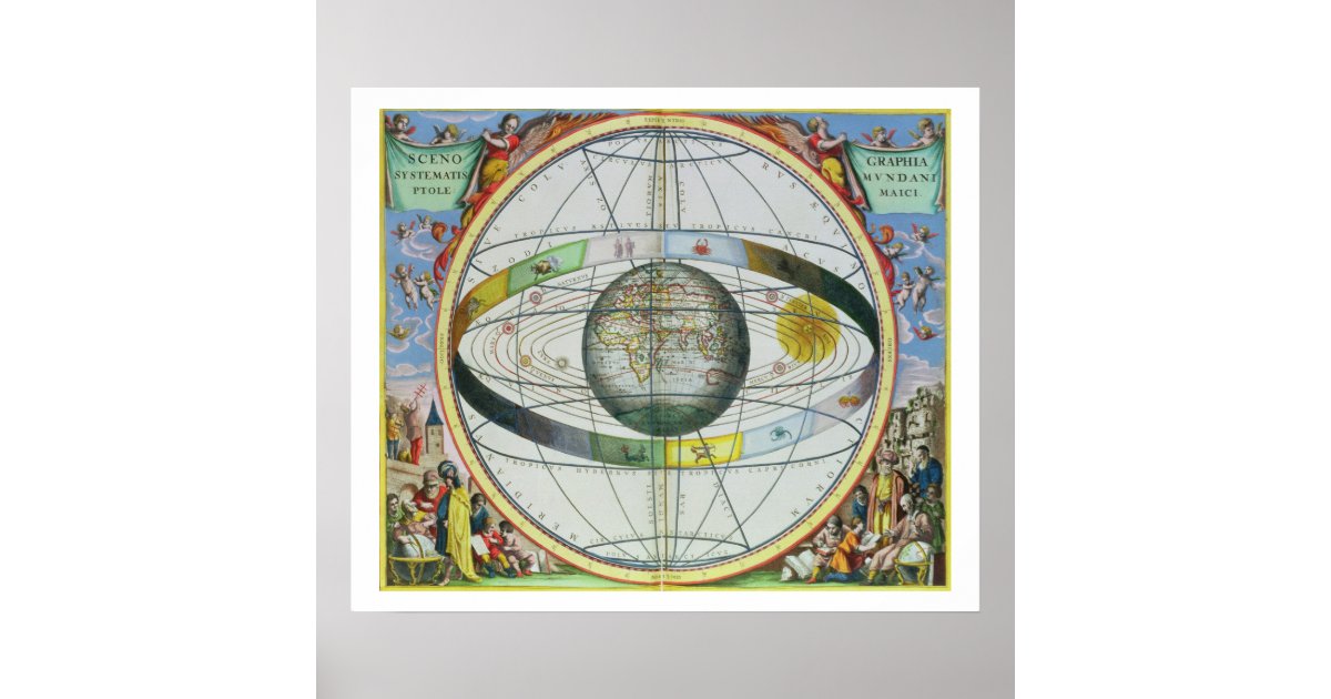 Map of Christian Constellations, from 'The Celesti Poster | Zazzle