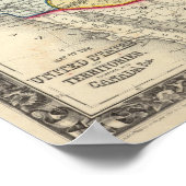 Map Of The United States, And Territories Poster | Zazzle