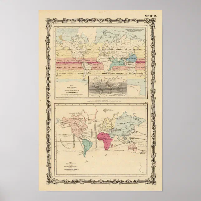 Map of The World 2 Poster | Zazzle