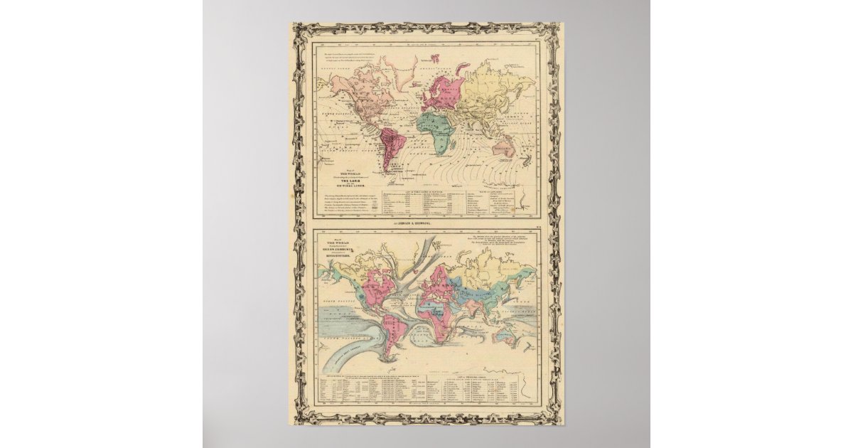 Map of The World Poster | Zazzle